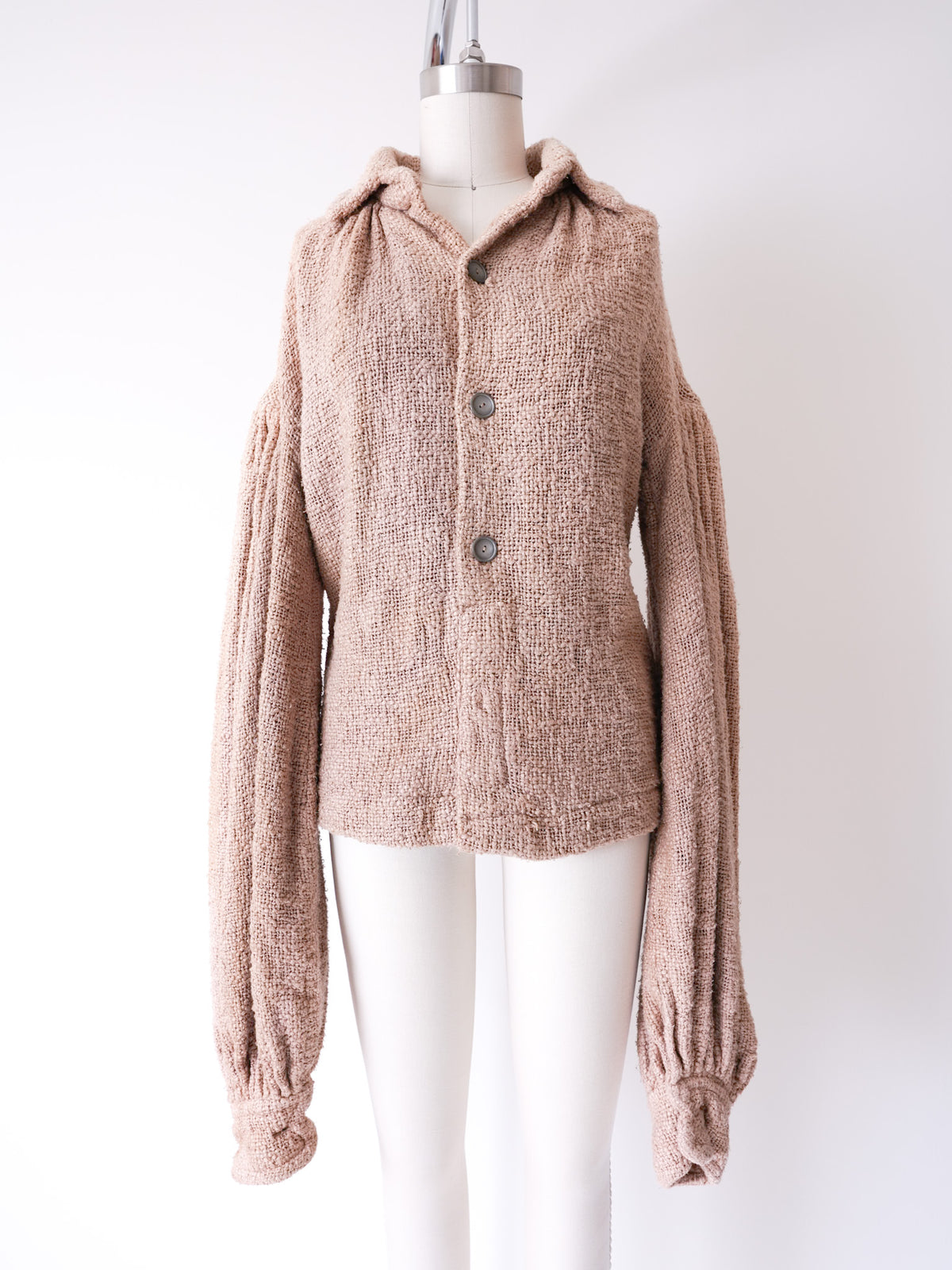 Extreme Sleeve Woven Nubby Blouse – Carny Couture