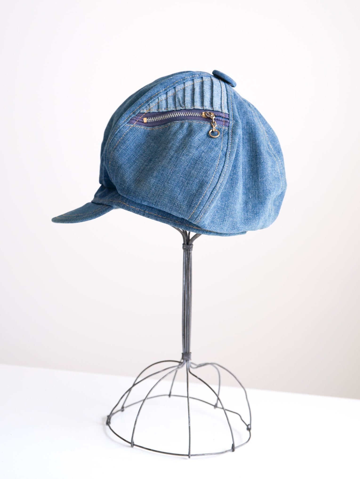 1970’s Union Made Denim Pocket Cap – Carny Couture