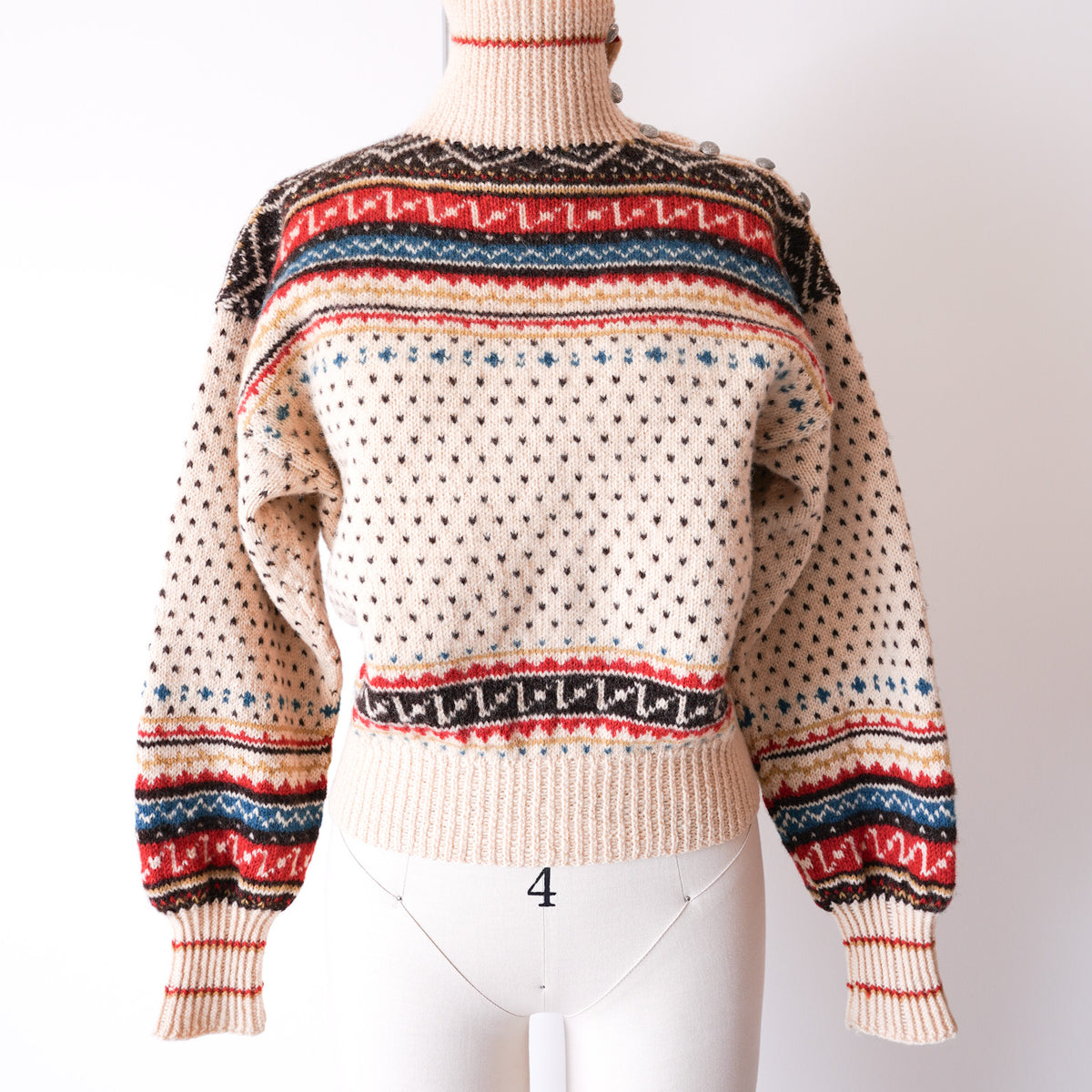 Hand Knit Folksy European Sweater – Carny Couture