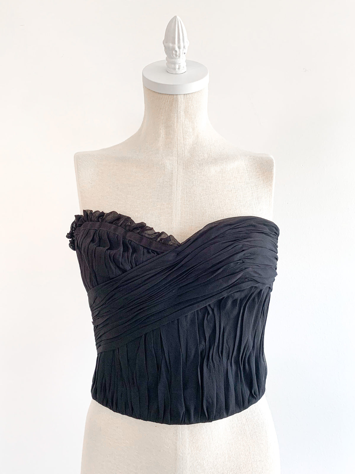 Chanel Silk Bustier 34B – Carny Couture