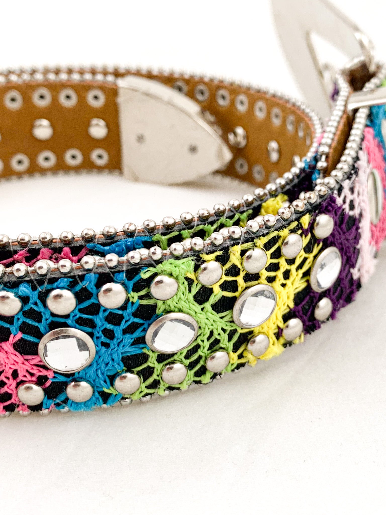 Studded Neon Bling Western Belt – Carny Couture