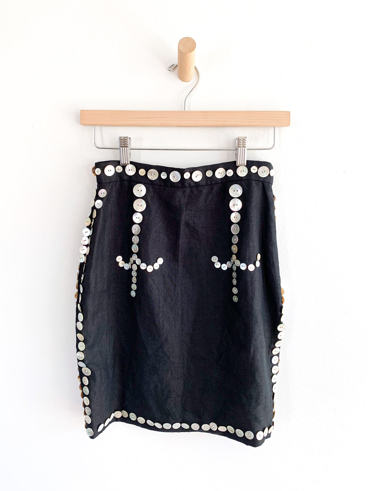 Todd Oldham Pearly Button Skirt – Carny Couture