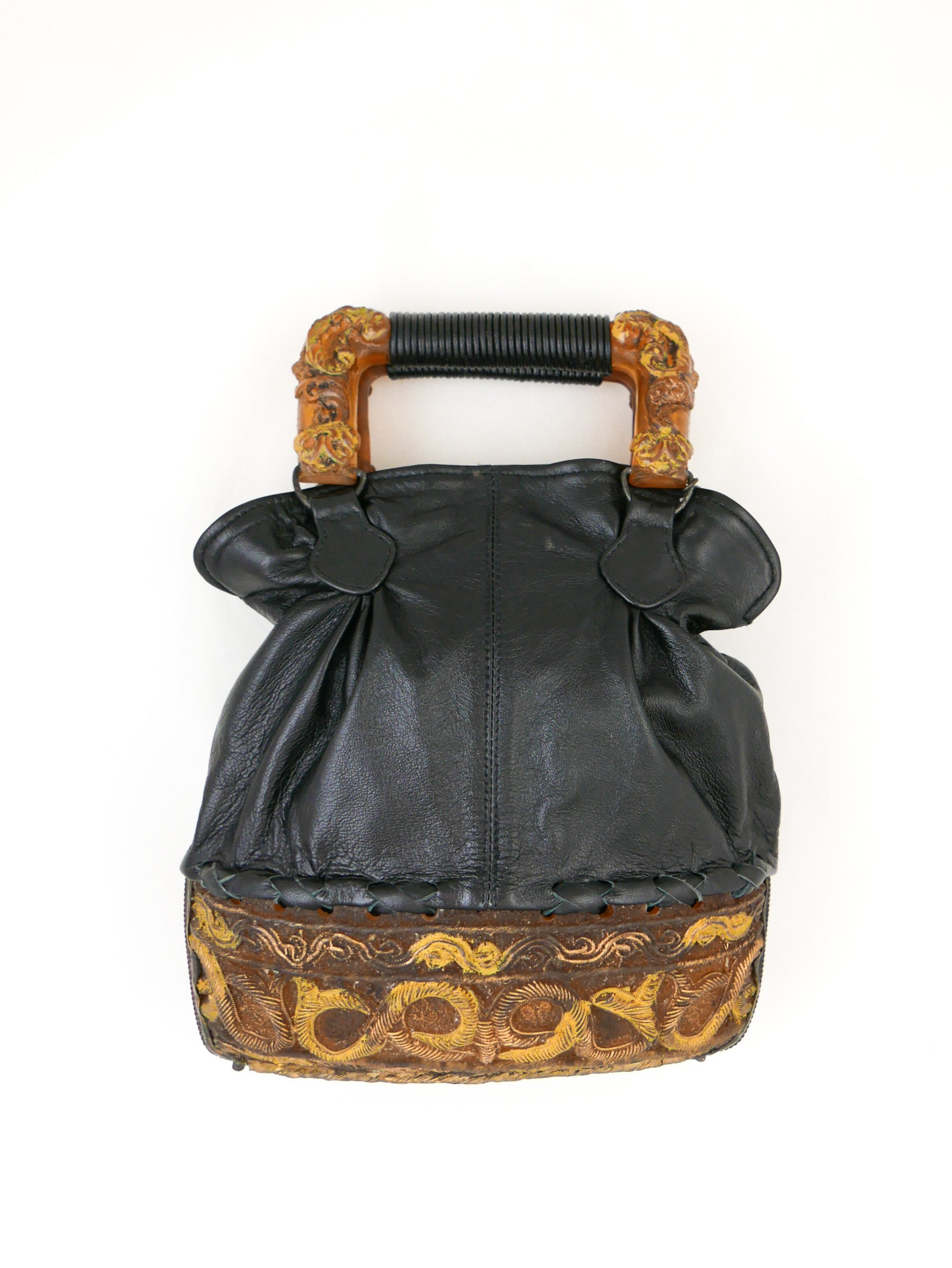 Leather & Resin Art Purse – Carny Couture