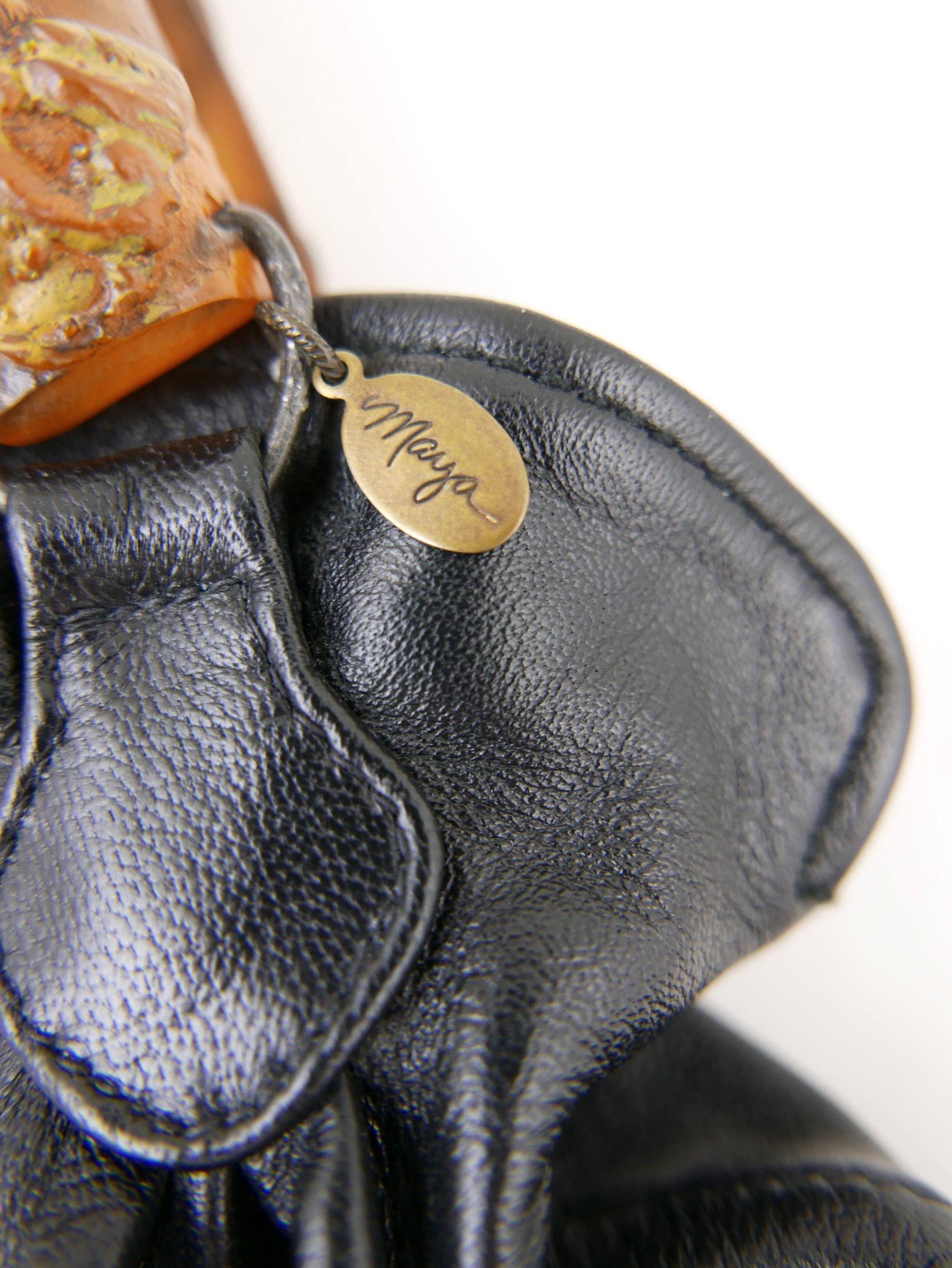 Leather & Resin Art Purse – Carny Couture