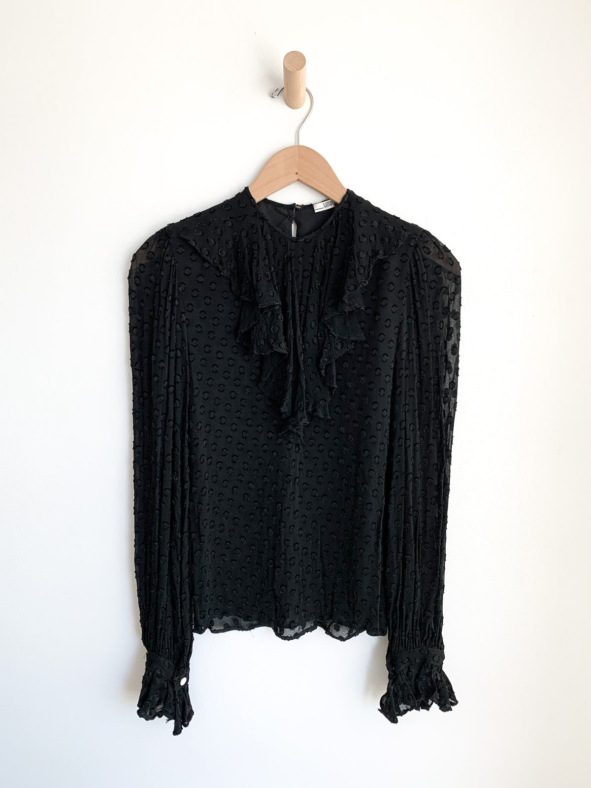 1980's Anne Klein Devoré Blouse – Carny Couture