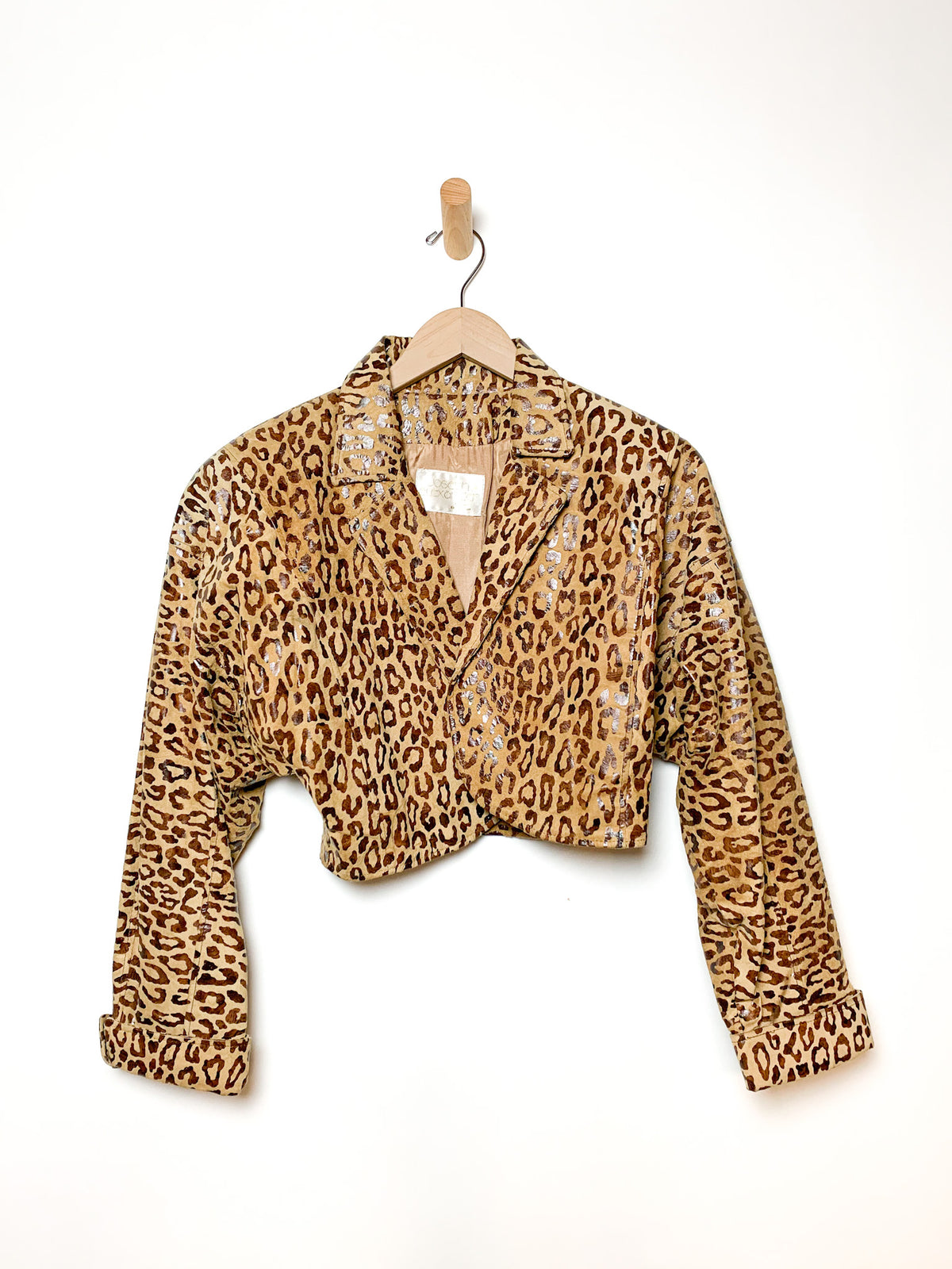 1980's Cropped Leopard Jacket – Carny Couture