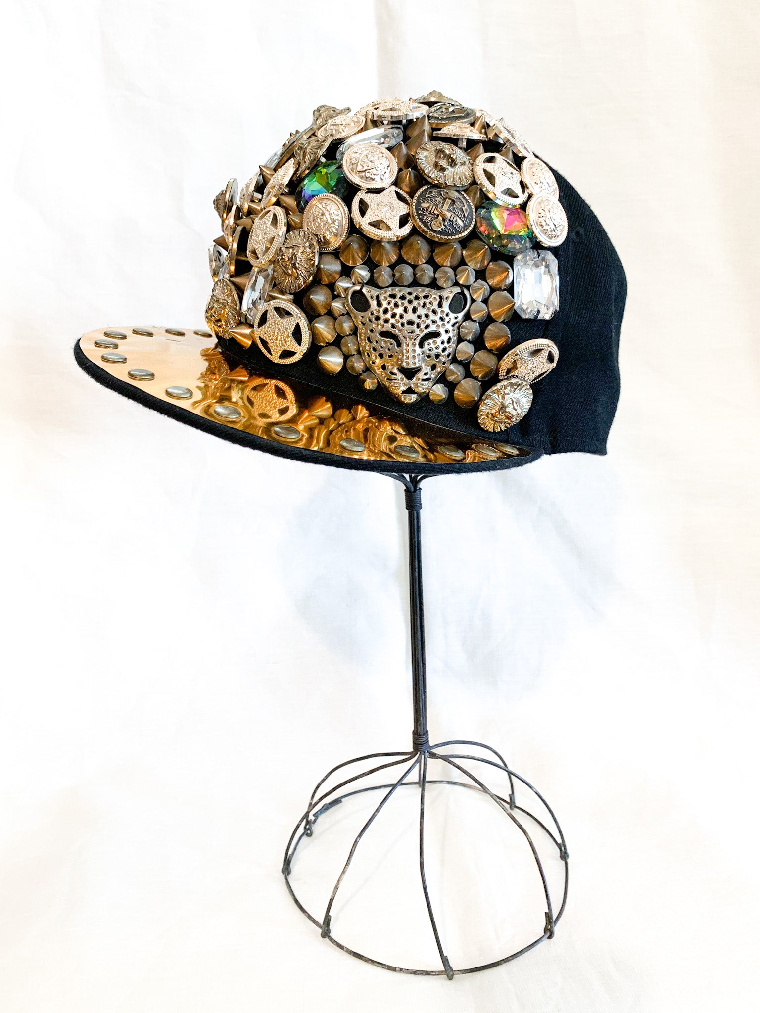1980's Heavy Embellishments Bling Hat – Carny Couture