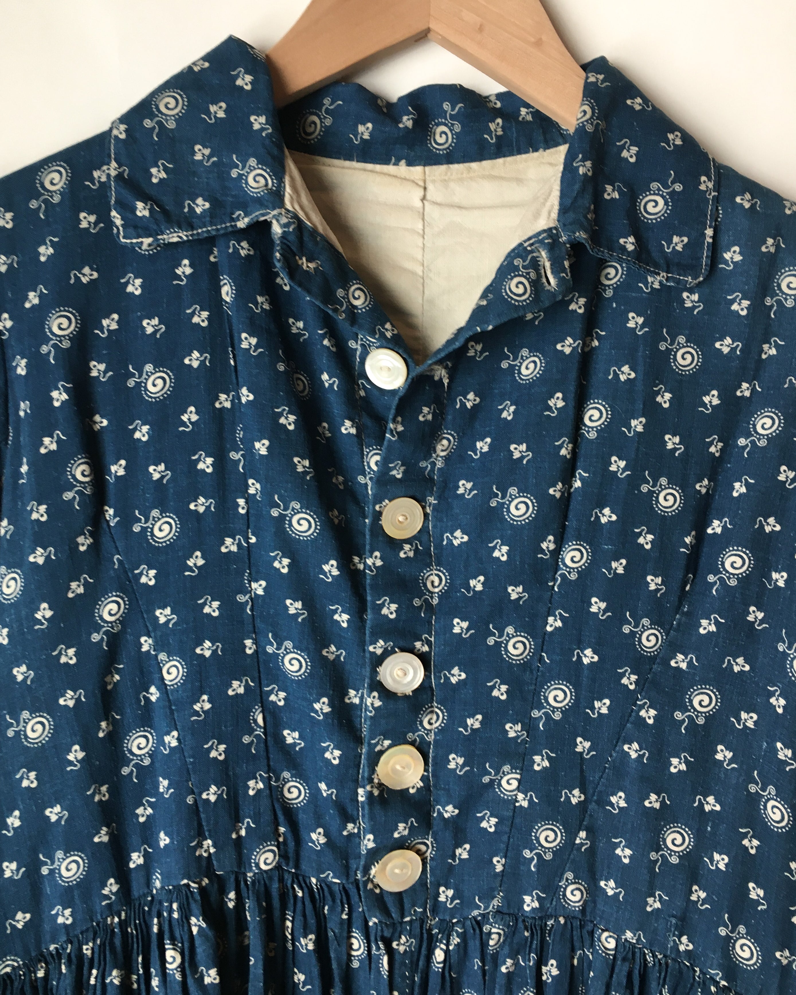 1800’s Calico Print Cotton Prairie Dress – Carny Couture