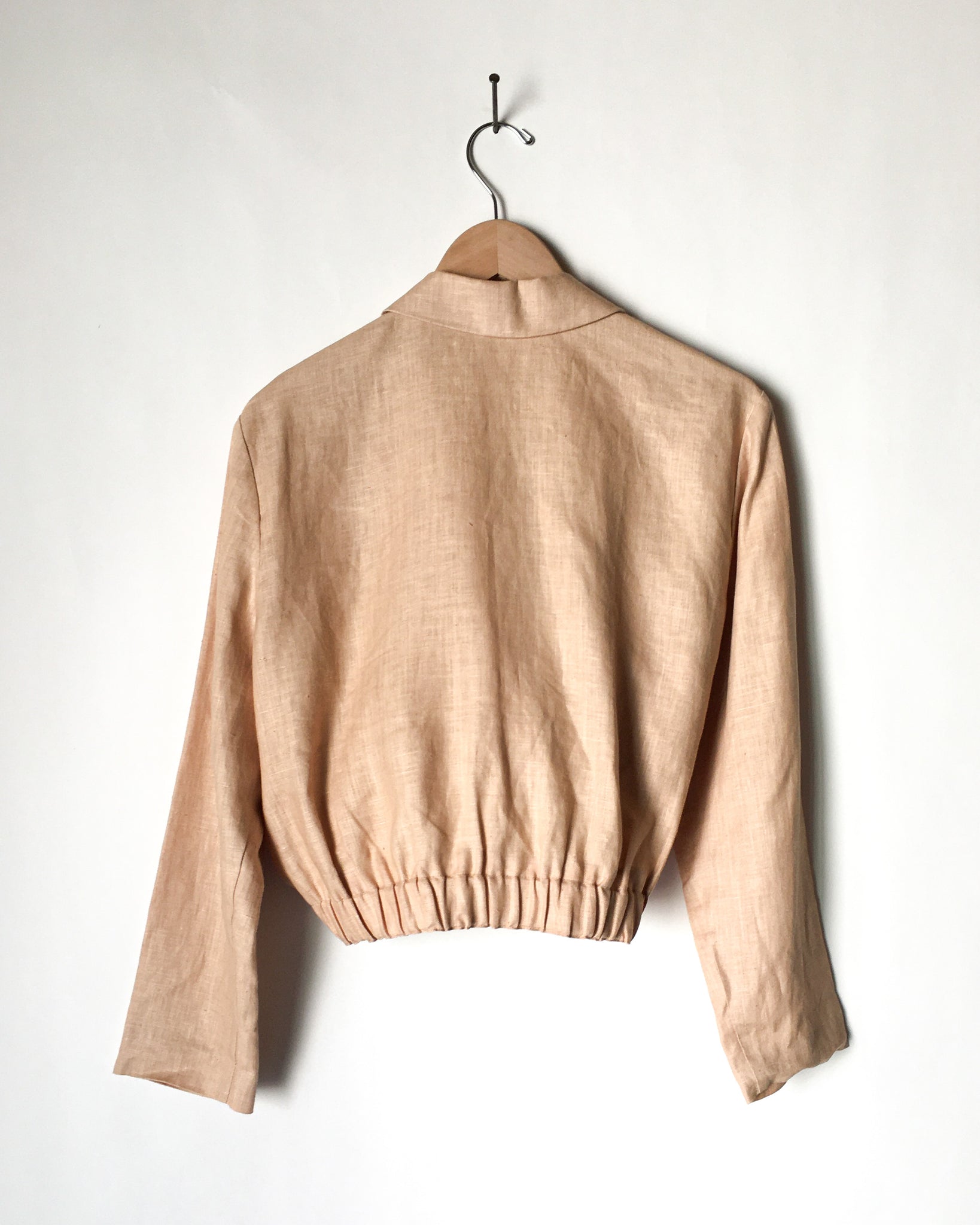 Cropped Linen Jacket – Carny Couture