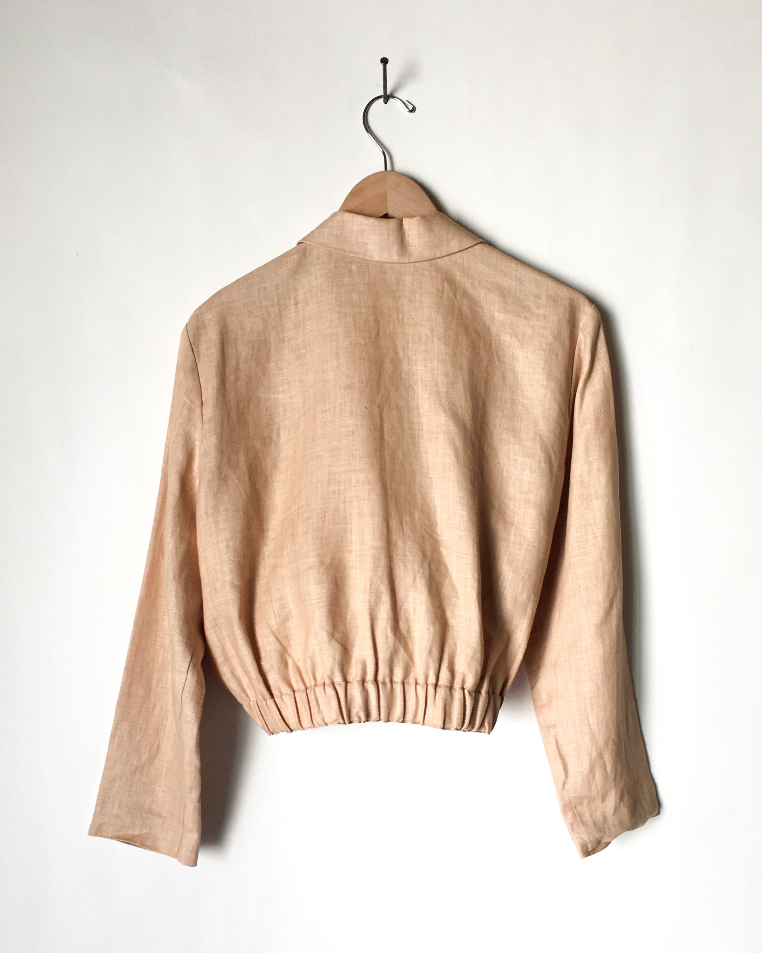 Cropped Linen Jacket – Carny Couture