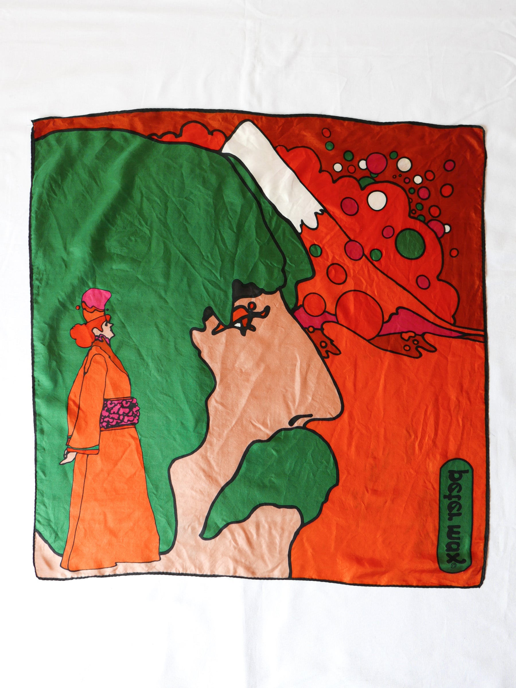1970's Peter Max Self Portrait Scarf – Carny Couture