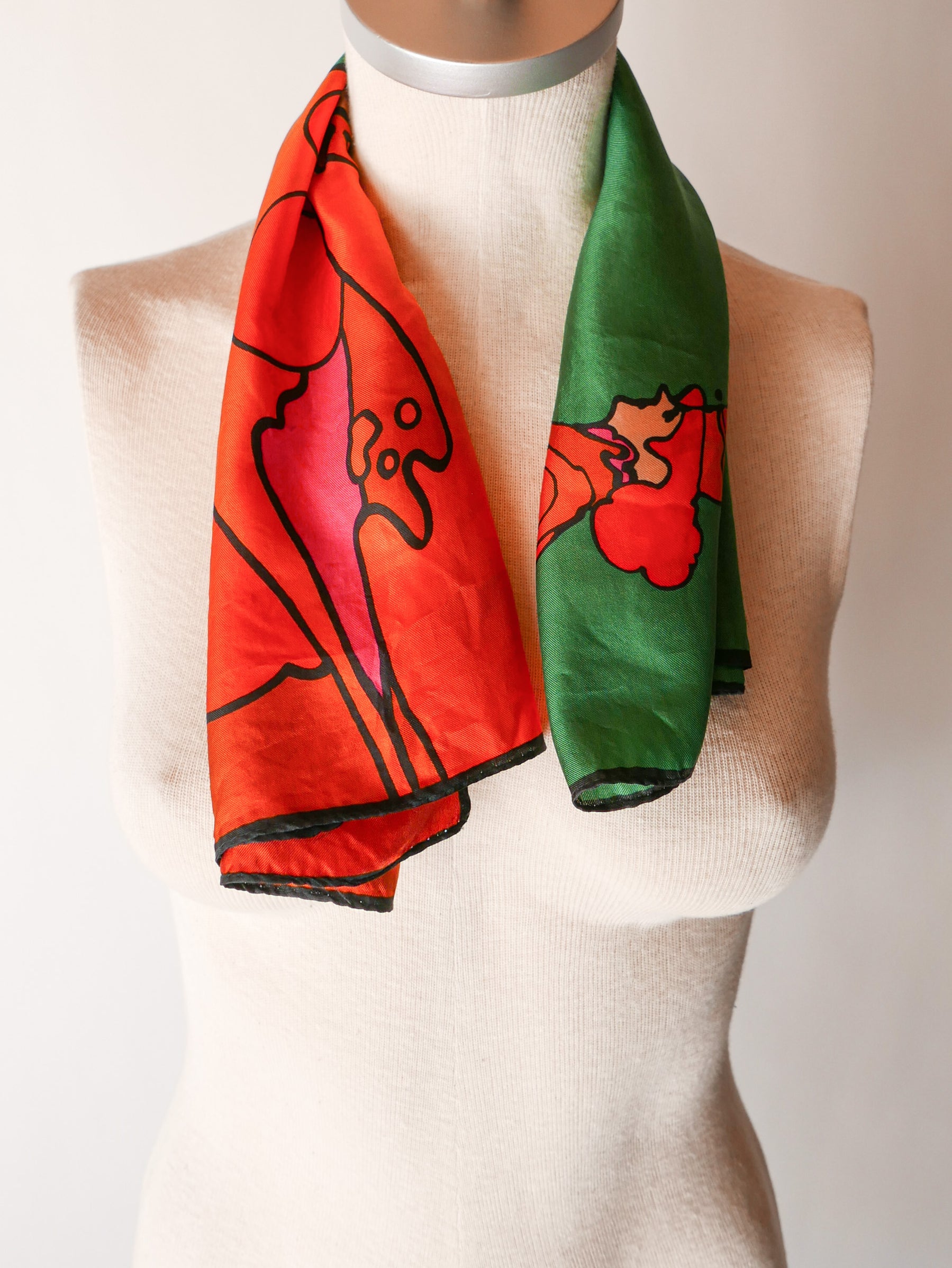 1970's Peter Max Self Portrait Scarf – Carny Couture