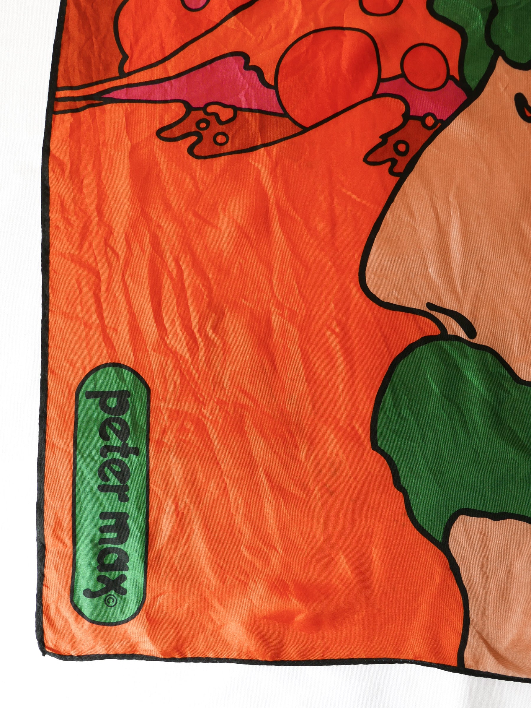 1970's Peter Max Self Portrait Scarf – Carny Couture