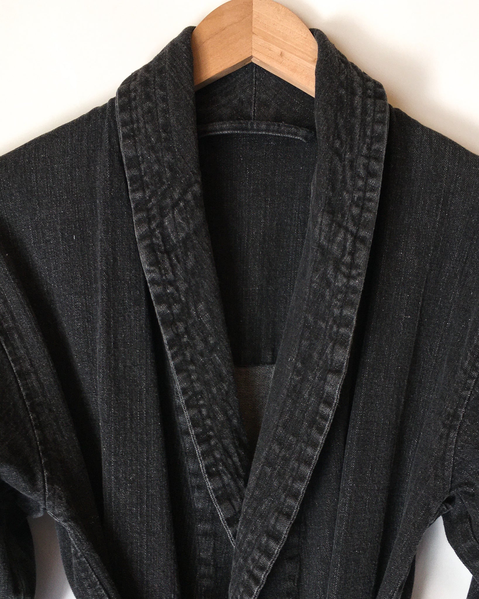 Black Denim Trench – Carny Couture