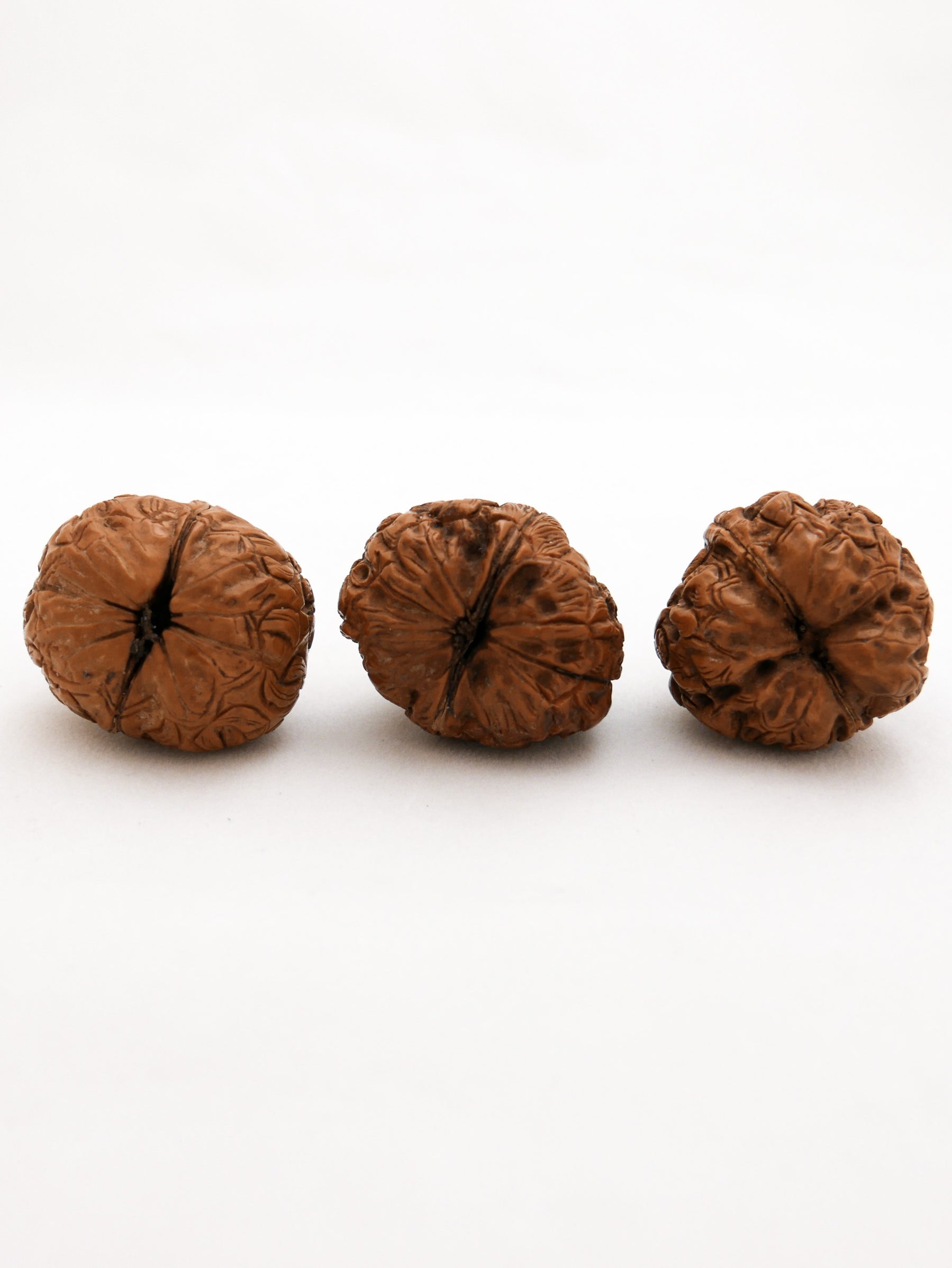 Carved Chinese Walnuts Set of Three – Carny Couture