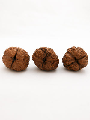 Carved Chinese Walnuts Set of Three – Carny Couture