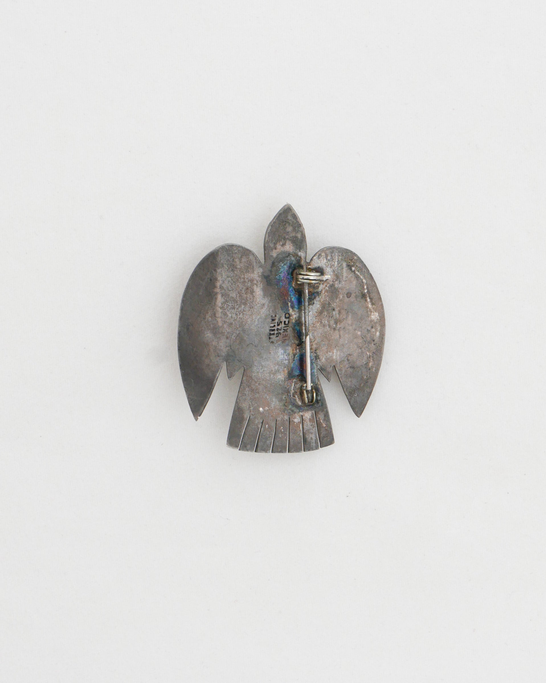 Sterling & Chalcedony Bird Pin – Carny Couture