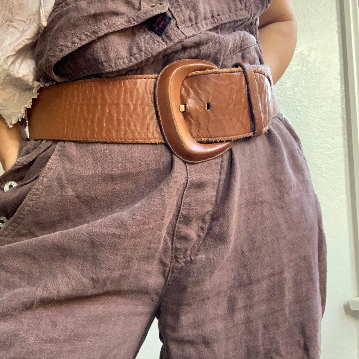 Wide Toffee Brown Belt – Carny Couture
