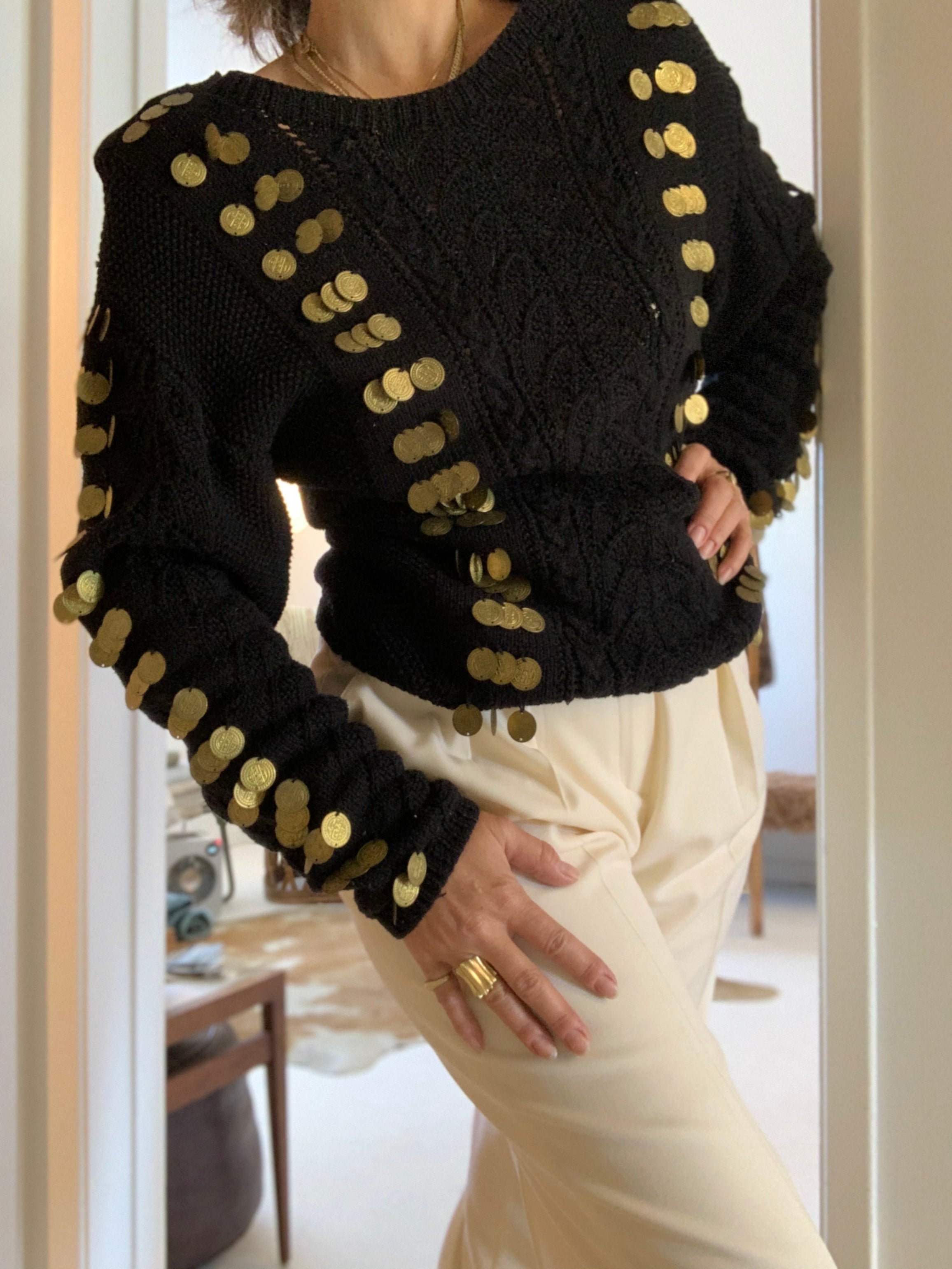 Golden Coin Sweater – Carny Couture