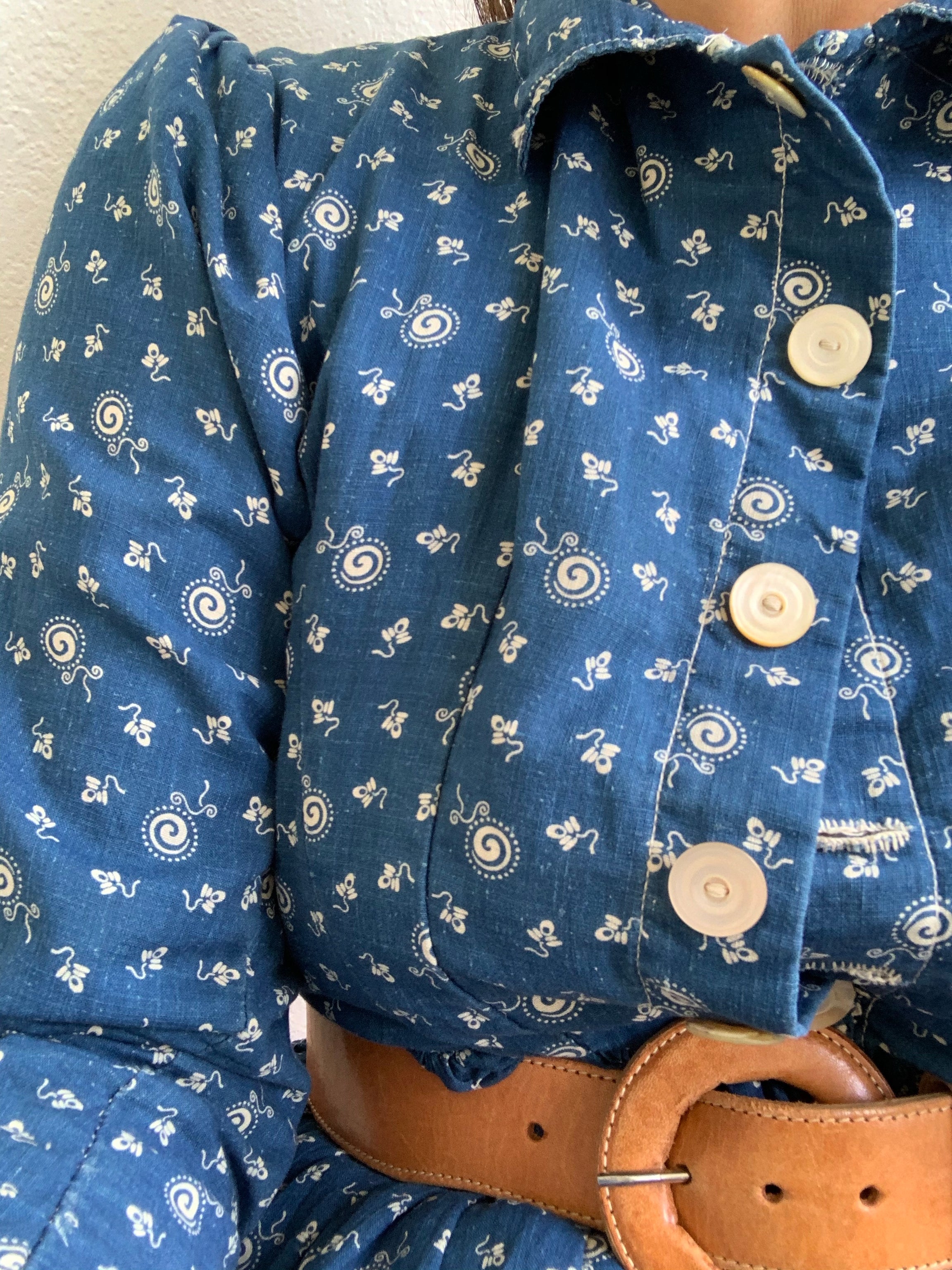 1800’s Calico Print Cotton Prairie Dress – Carny Couture