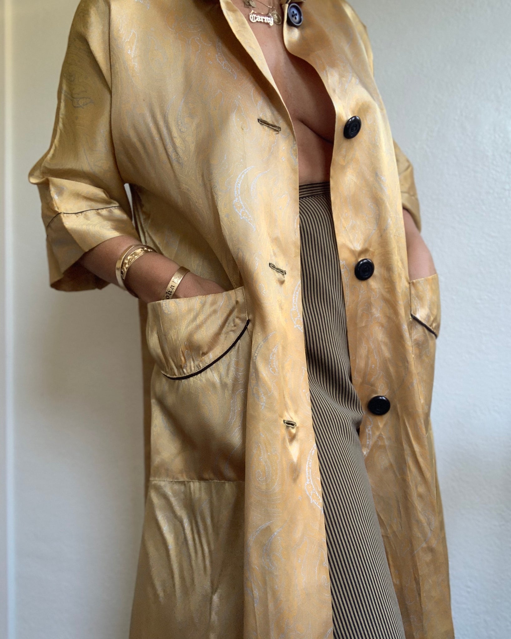 Gold Robe/Duster – Carny Couture