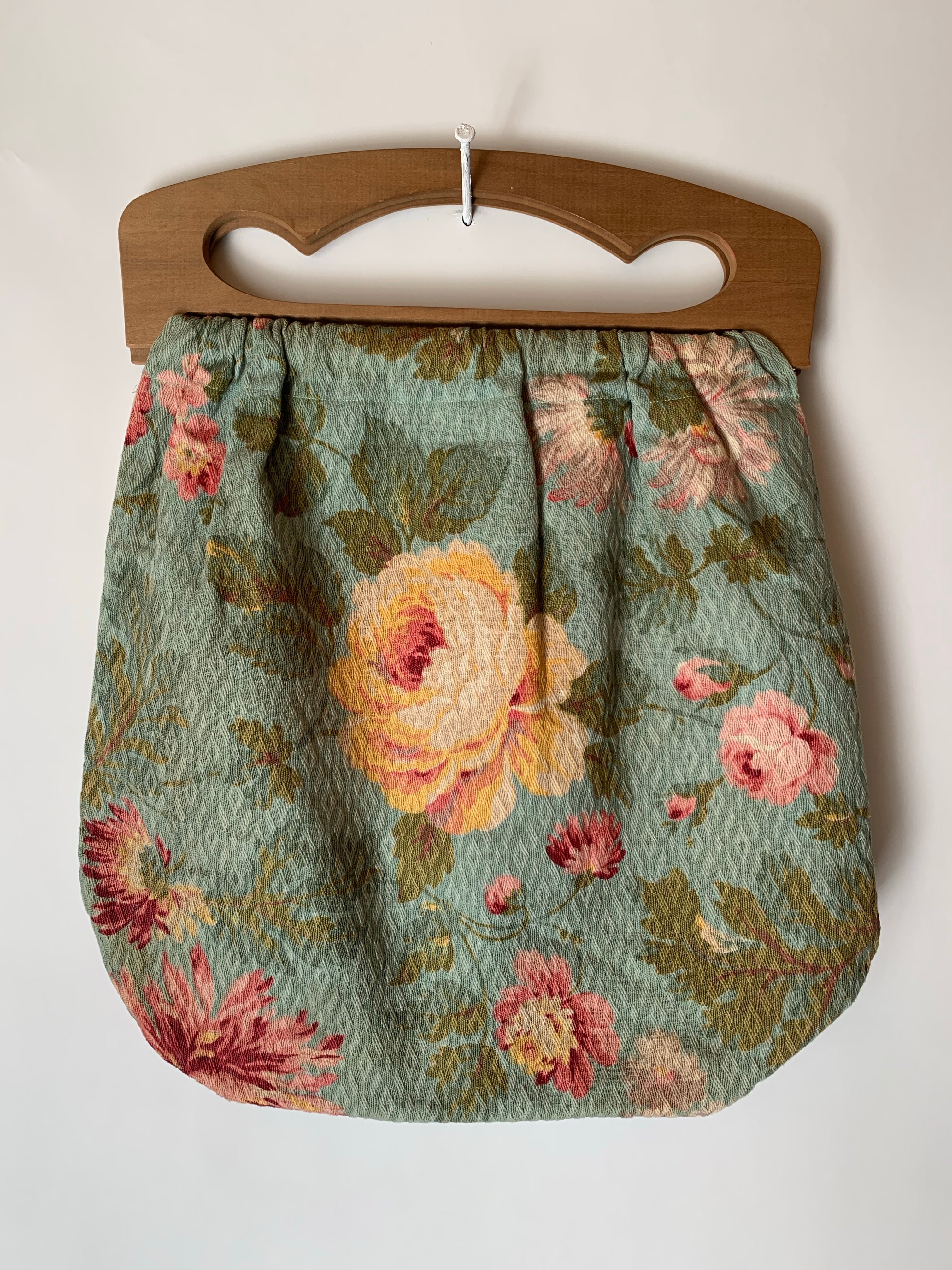 Floral Barkcloth Bag – Carny Couture