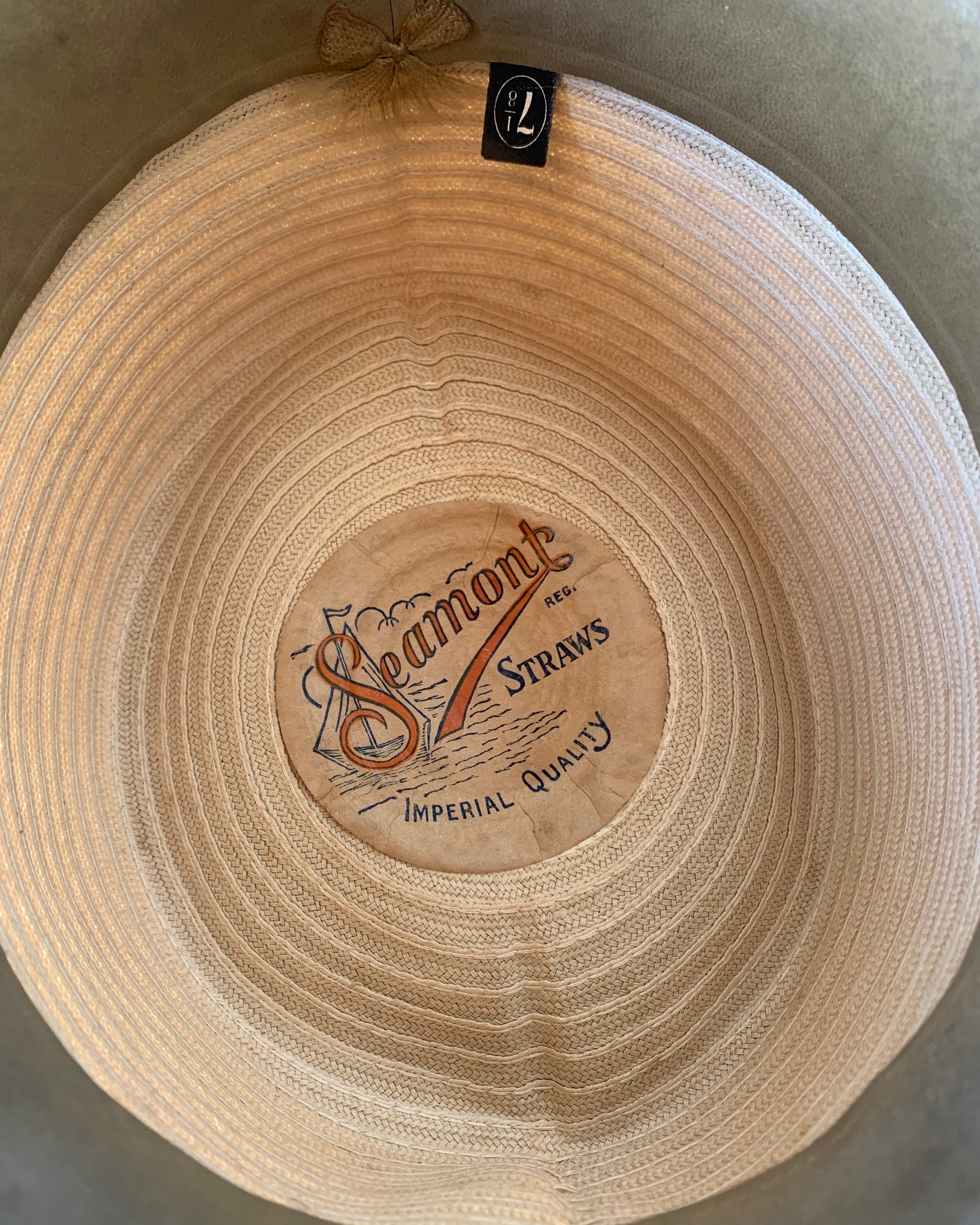 Straw 1930’s Hat – Carny Couture