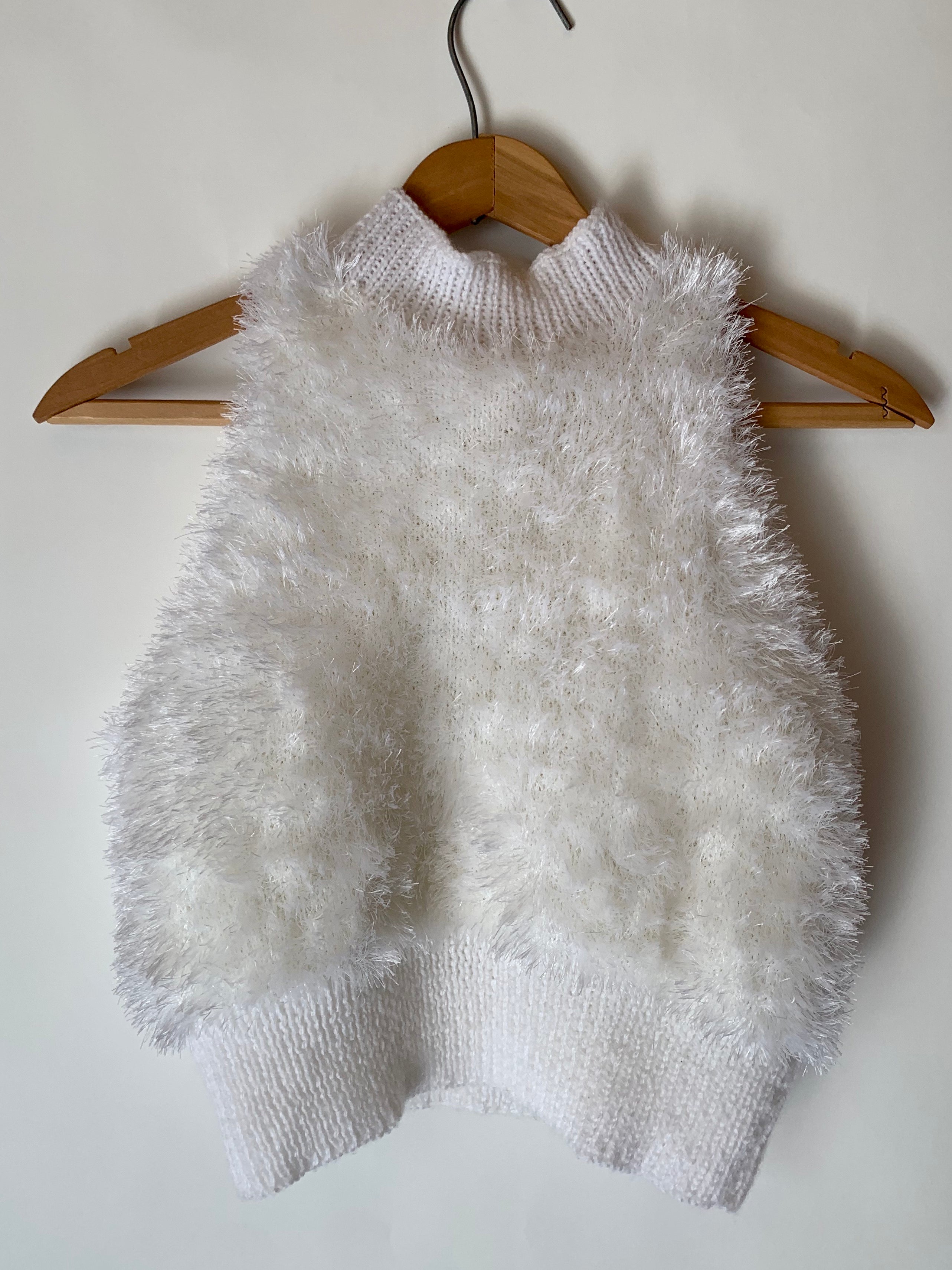 Fuzzy Sleeveless Sweater Top – Carny Couture